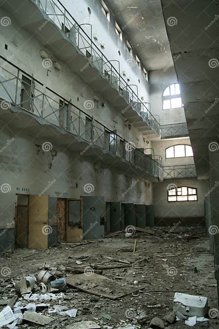 Old prison stock photo. Image of jail, neglect, galleries - 3567392