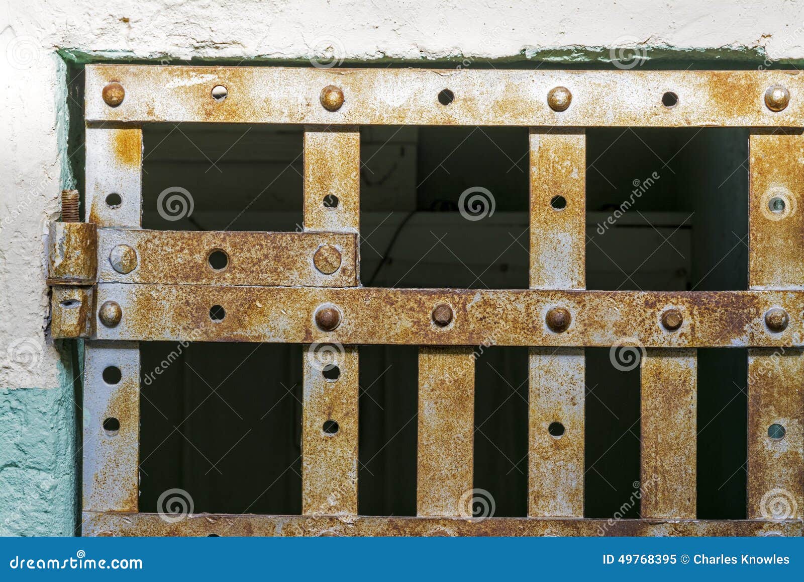 Old Prison Bars with Rust on Them Stock Image - Image of idaho ...