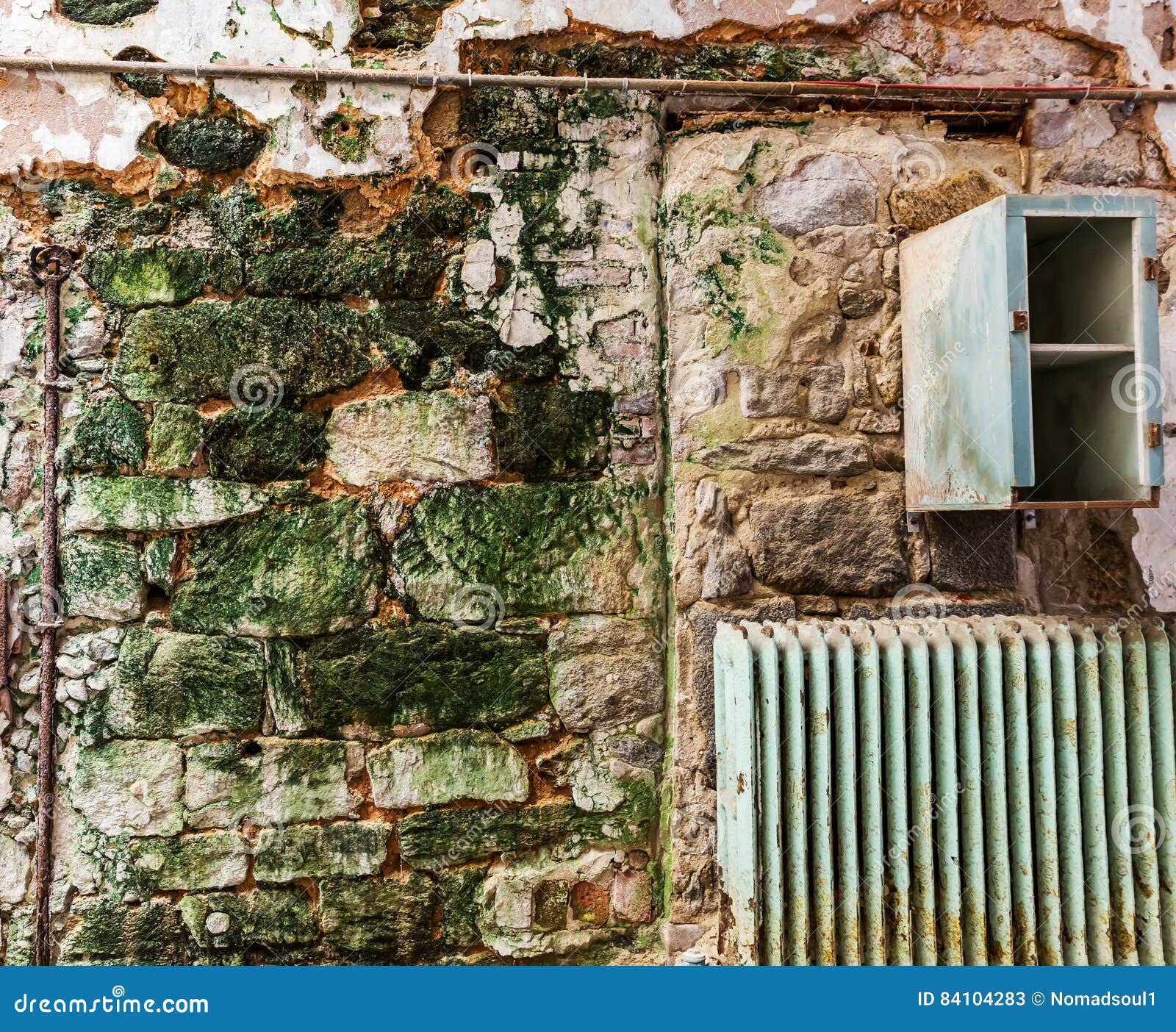 Old prison brick wall stock image. Image of grunge, building - 84104283