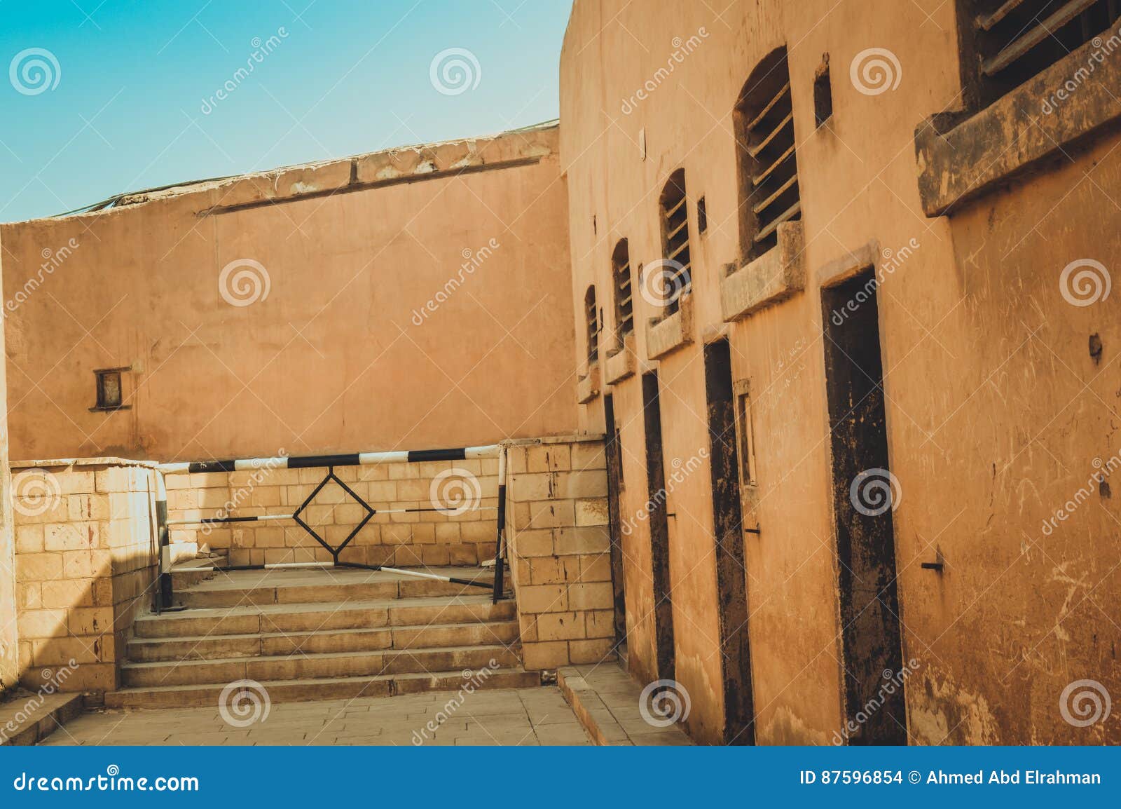 Old Prison at Cairo Citadel, Egypt Stock Photo - Image of ancient ...