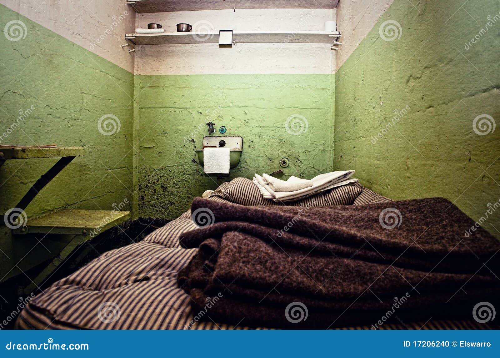 Old Prison Cell stock photo. Image of brickwalls, fortress - 17206240