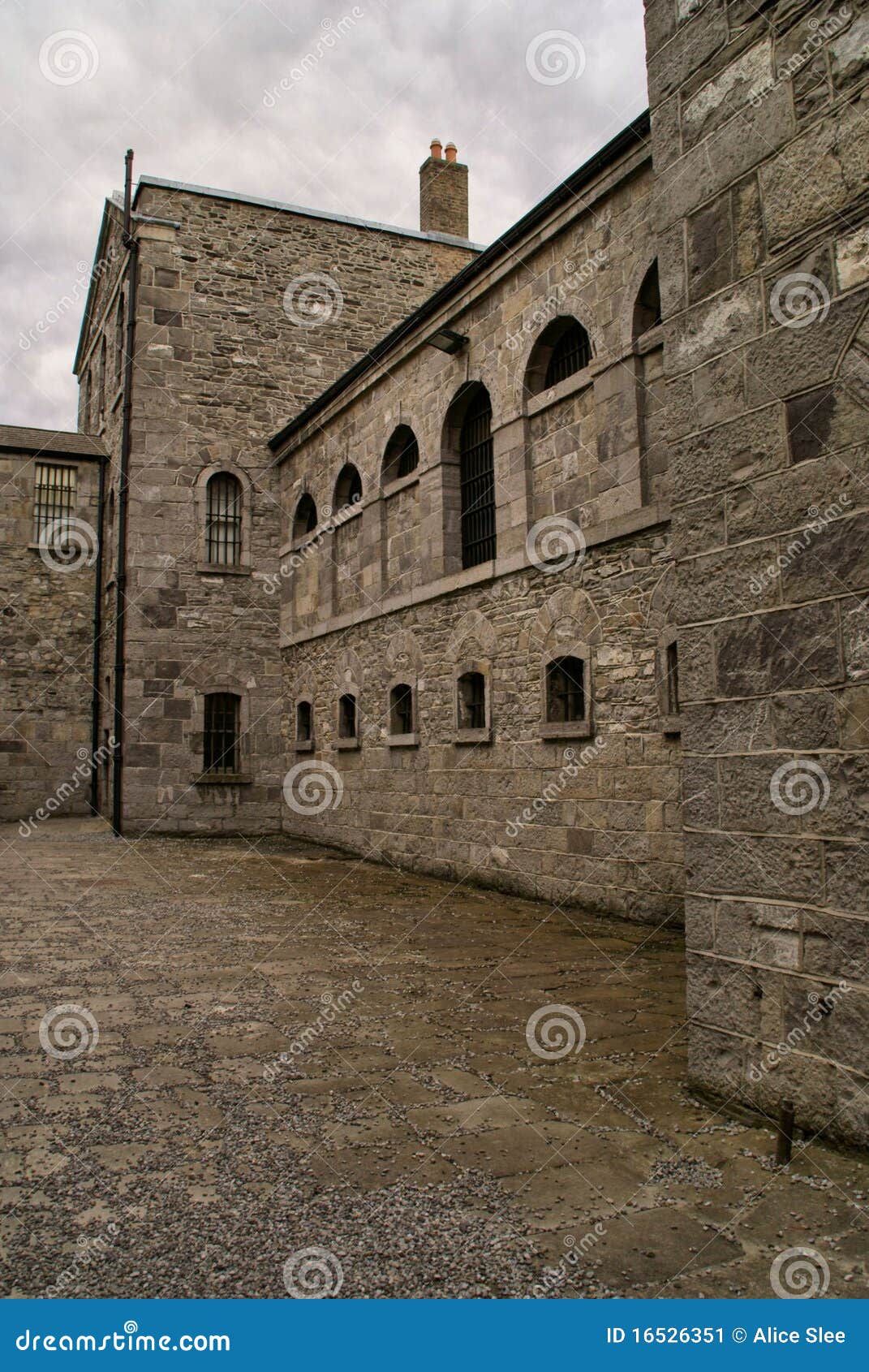Old Prison Exterior stock image. Image of gaol, windows - 16526351