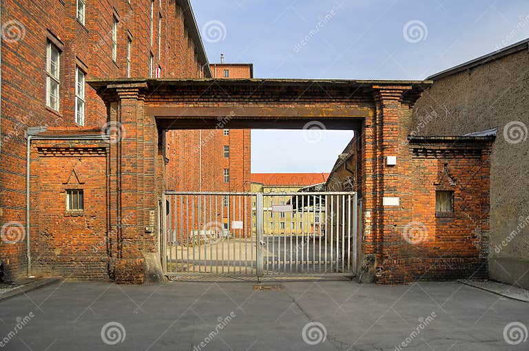 Old prison gate editorial photography. Image of east - 14081382
