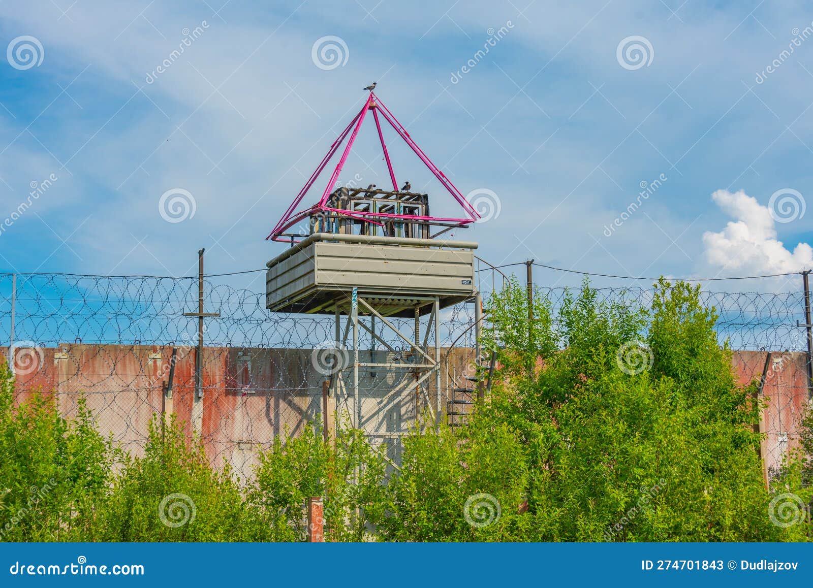 Old Prison at Rummu Quarry in Estonia Stock Image - Image of fort ...