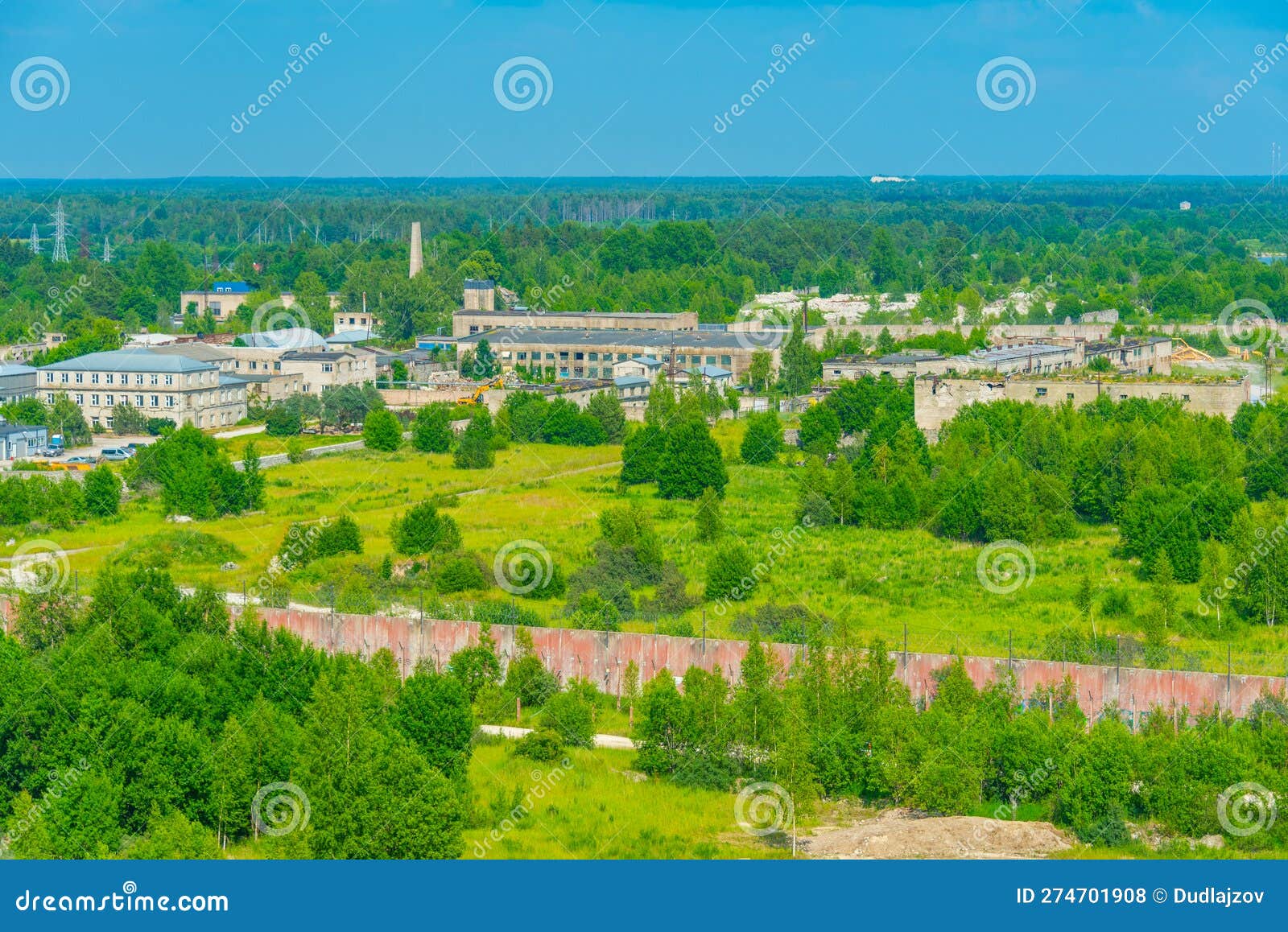 Old Prison at Rummu Quarry in Estonia Stock Photo - Image of ...