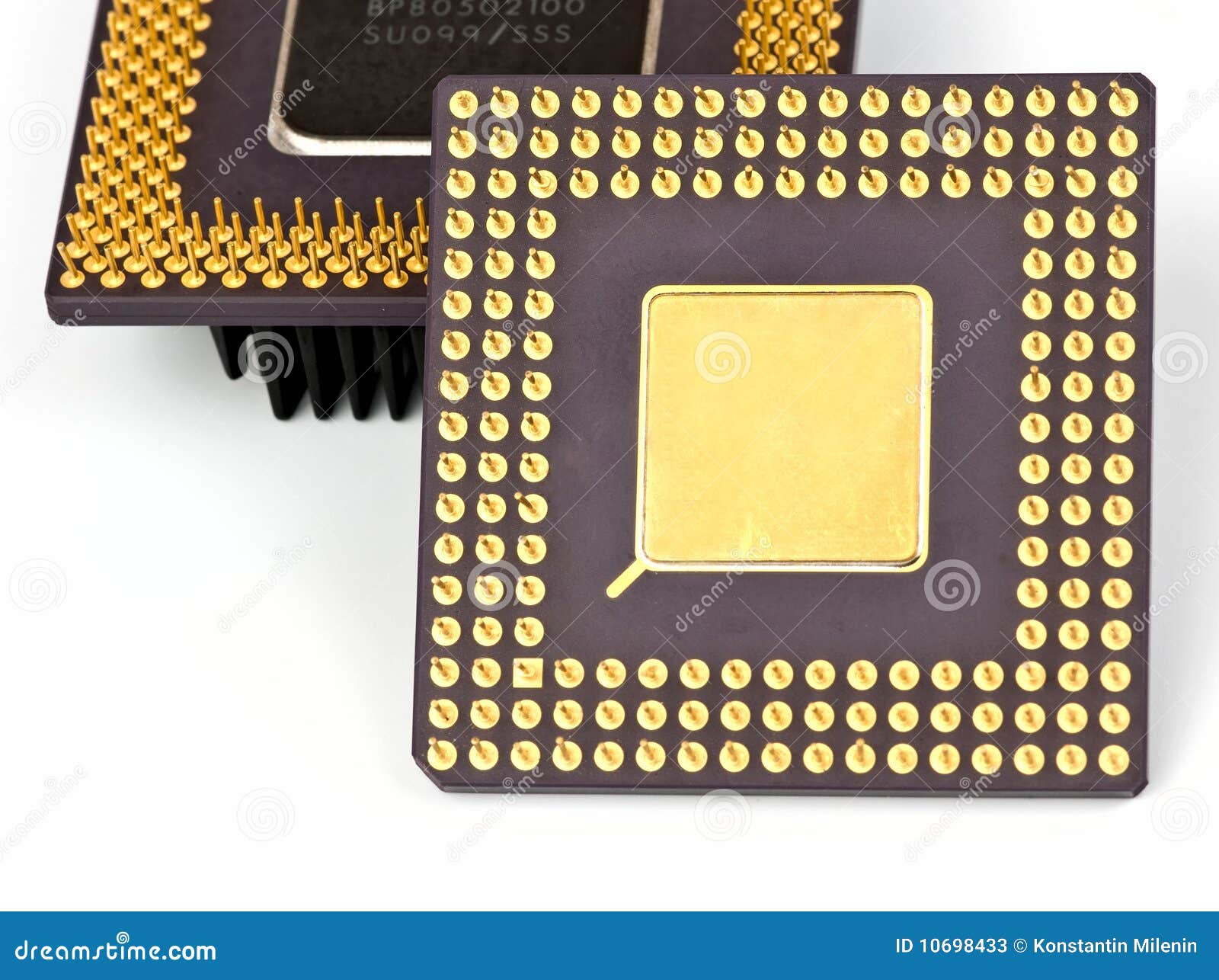 The old processor stock image. Image of electric, metal - 10698433