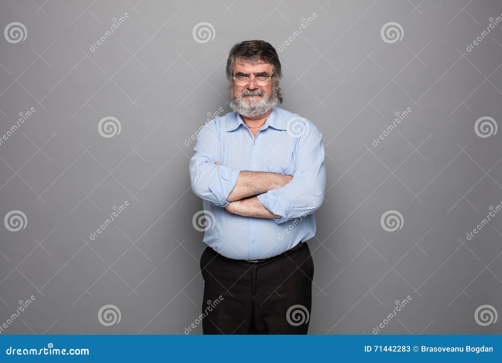 Old Professor with Gray Hair Stock Image - Image of real, person: 71442283