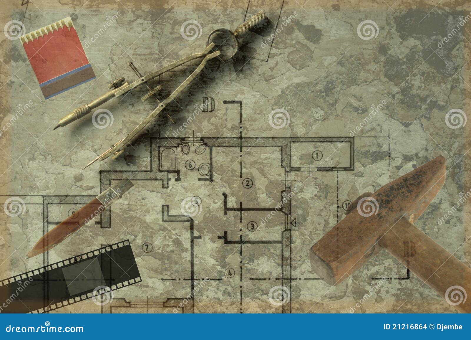 Old project stock illustration. Illustration of jobs - 21216864