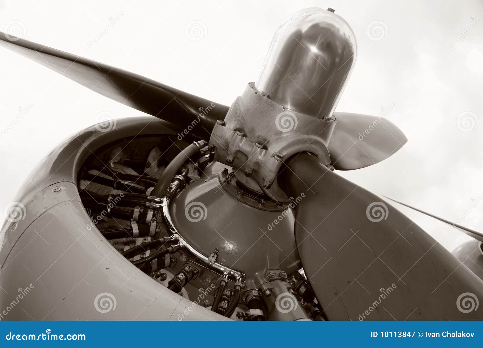 Old propeller stock image. Image of motor, aviation, white - 10113847