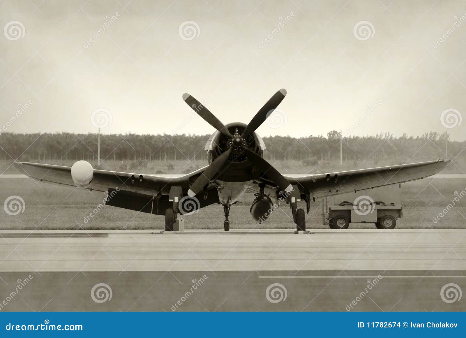 Old propeller airplane stock photo. Image of white, sepia - 11782674