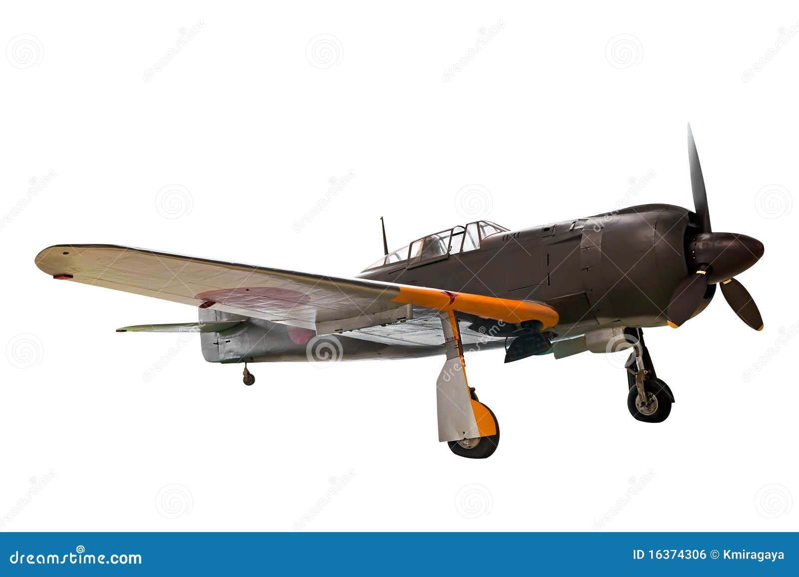 Old Propeller Plane Isolated on White Stock Photo - Image of aviation ...