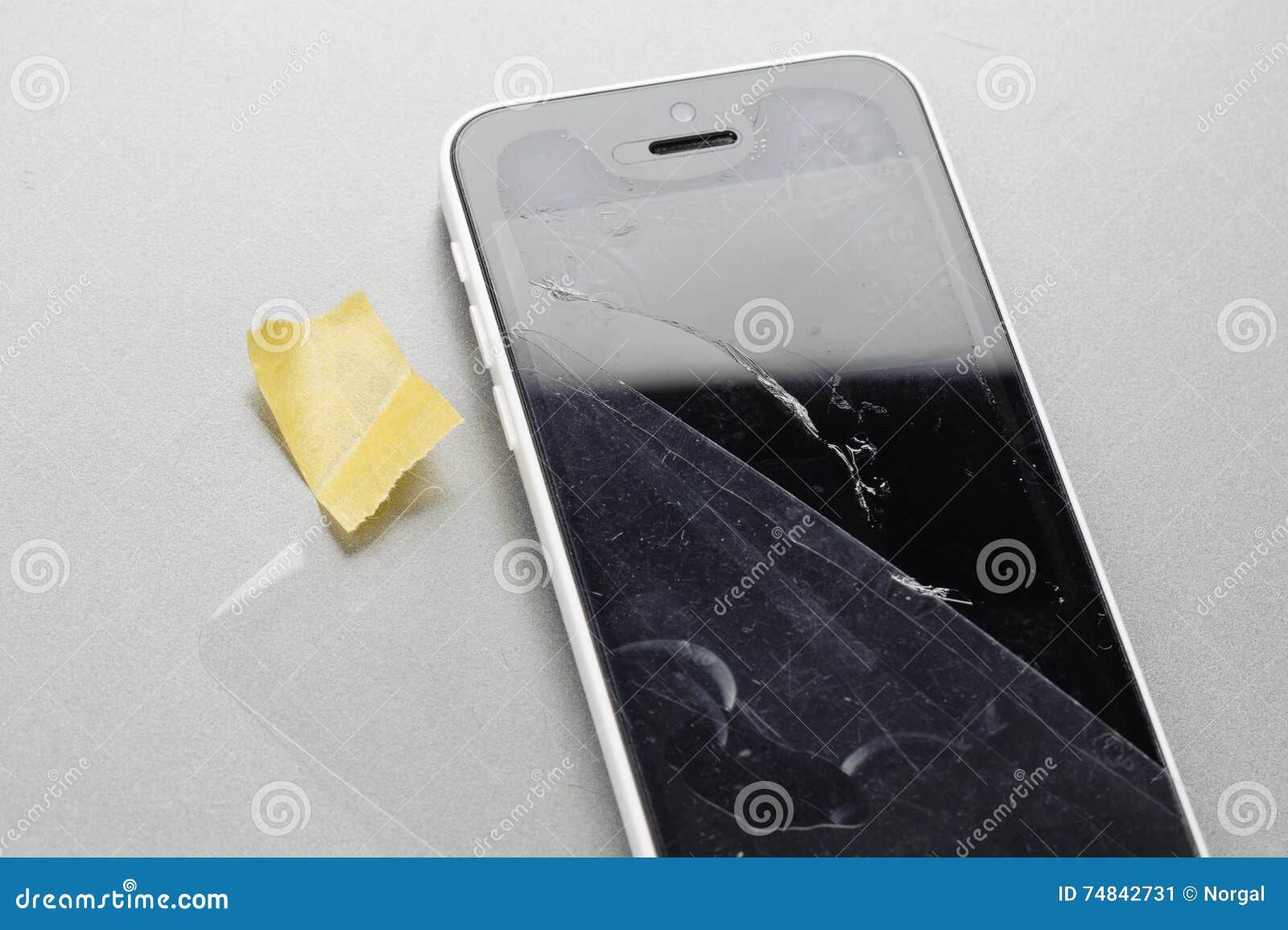 Old protector film stock image. Image of applied, phone - 74842731