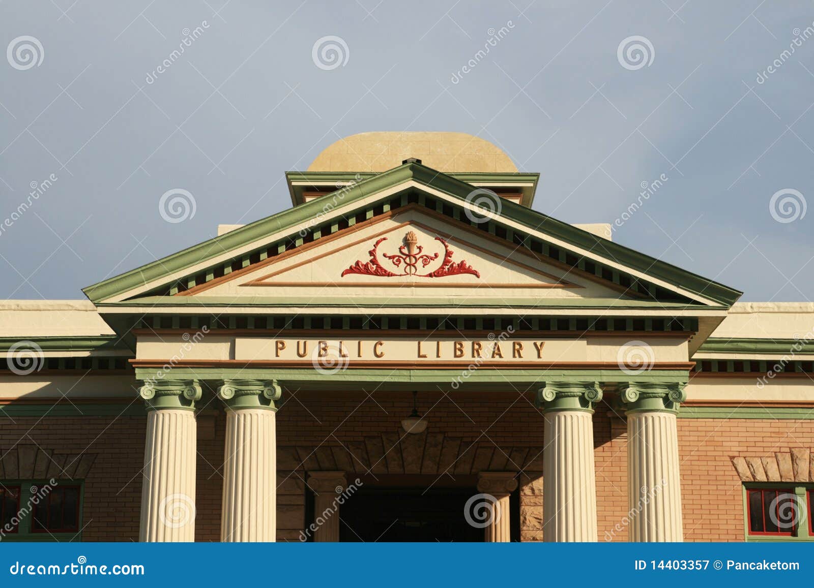 Old public library stock image. Image of exterior, ornate - 14403357