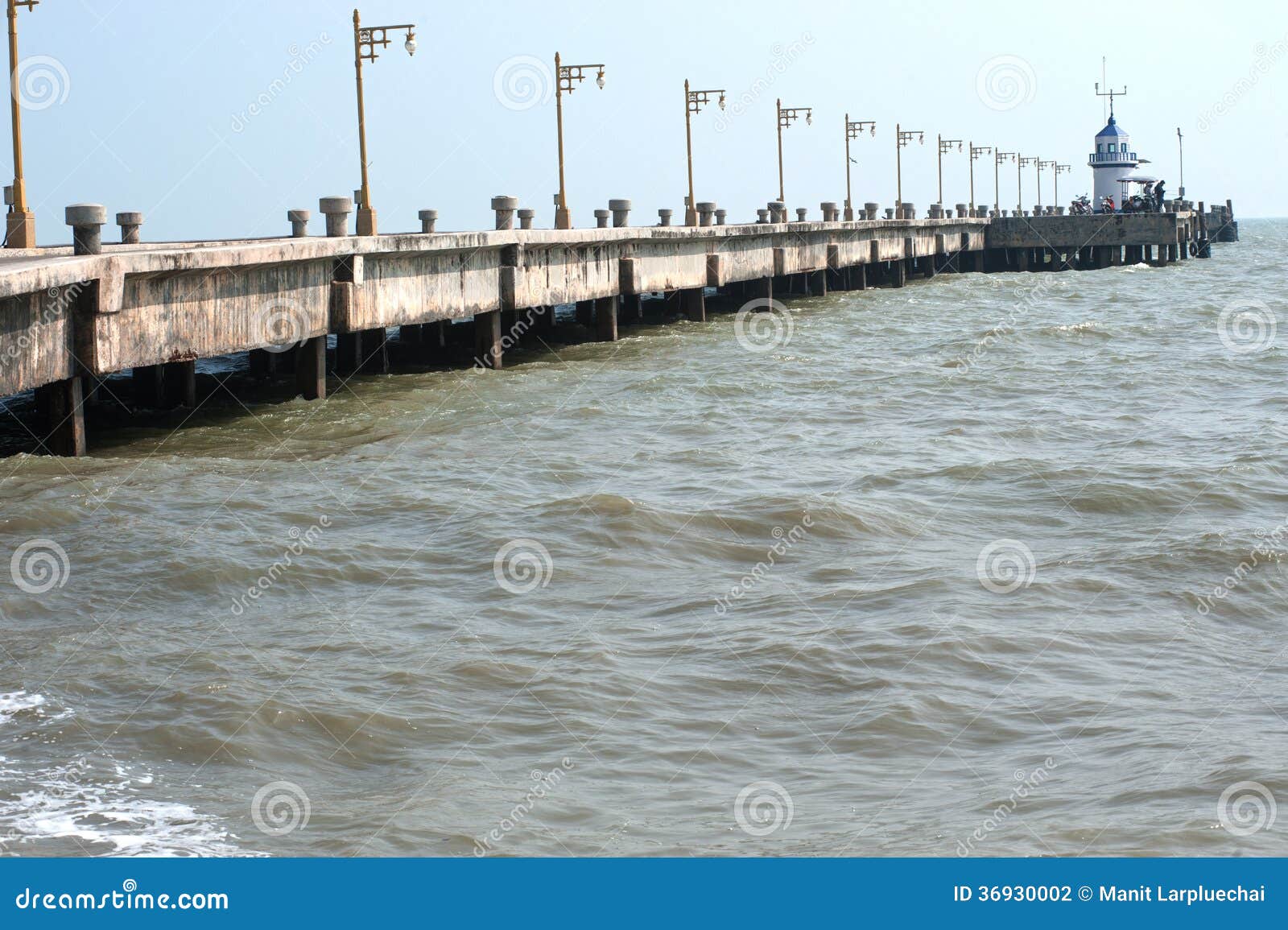 Old public pier . stock photo. Image of nature, public - 36930002