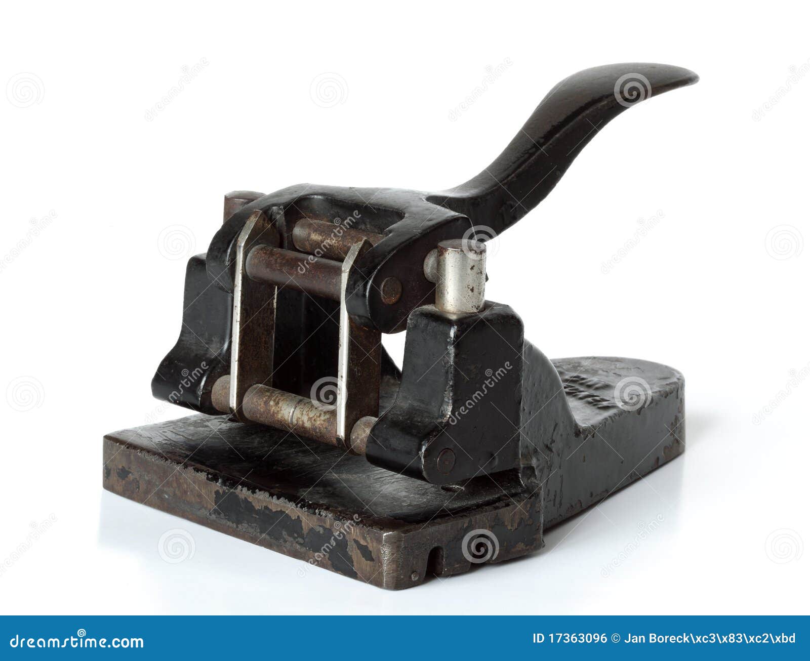 The old punch paper stock photo. Image of wear, black - 17363096