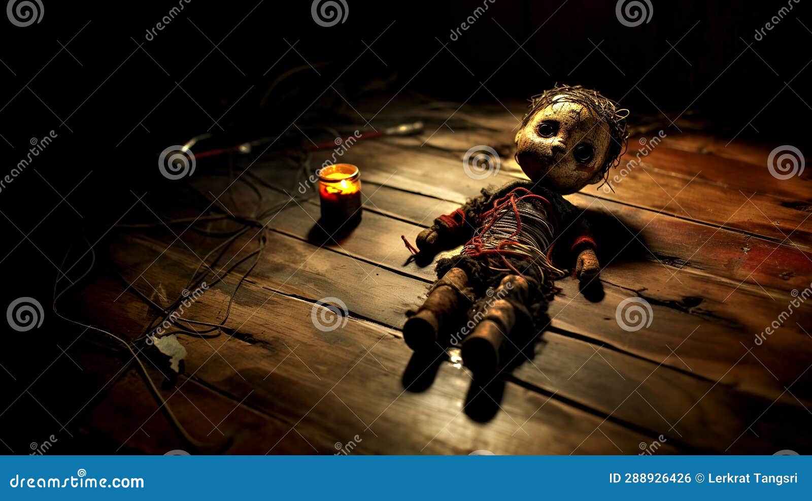 Horror Puppet Cartoon Vector | CartoonDealer.com #50402337