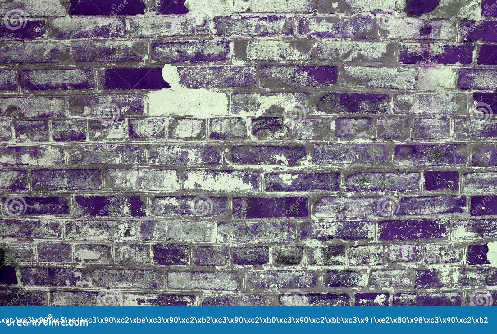 Old Purple Brick Wall Texture Background Stock Image - Image of ...