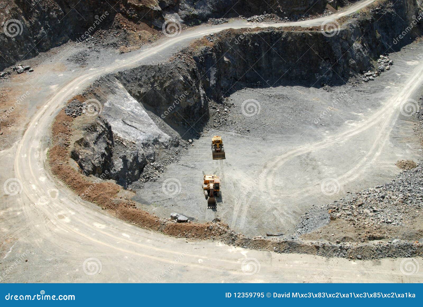 Old quarry stock image. Image of fuel, stone, level, industrial - 12359795