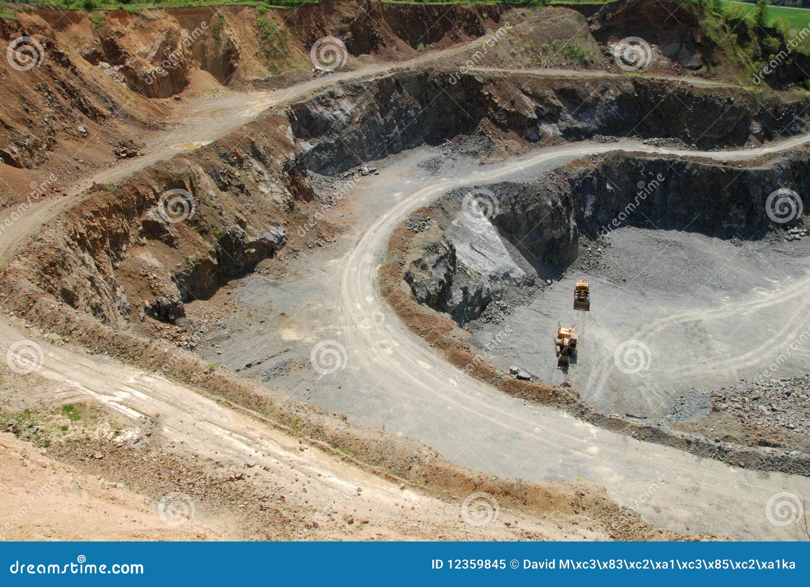 Old quarry stock image. Image of industry, excavator - 12359845