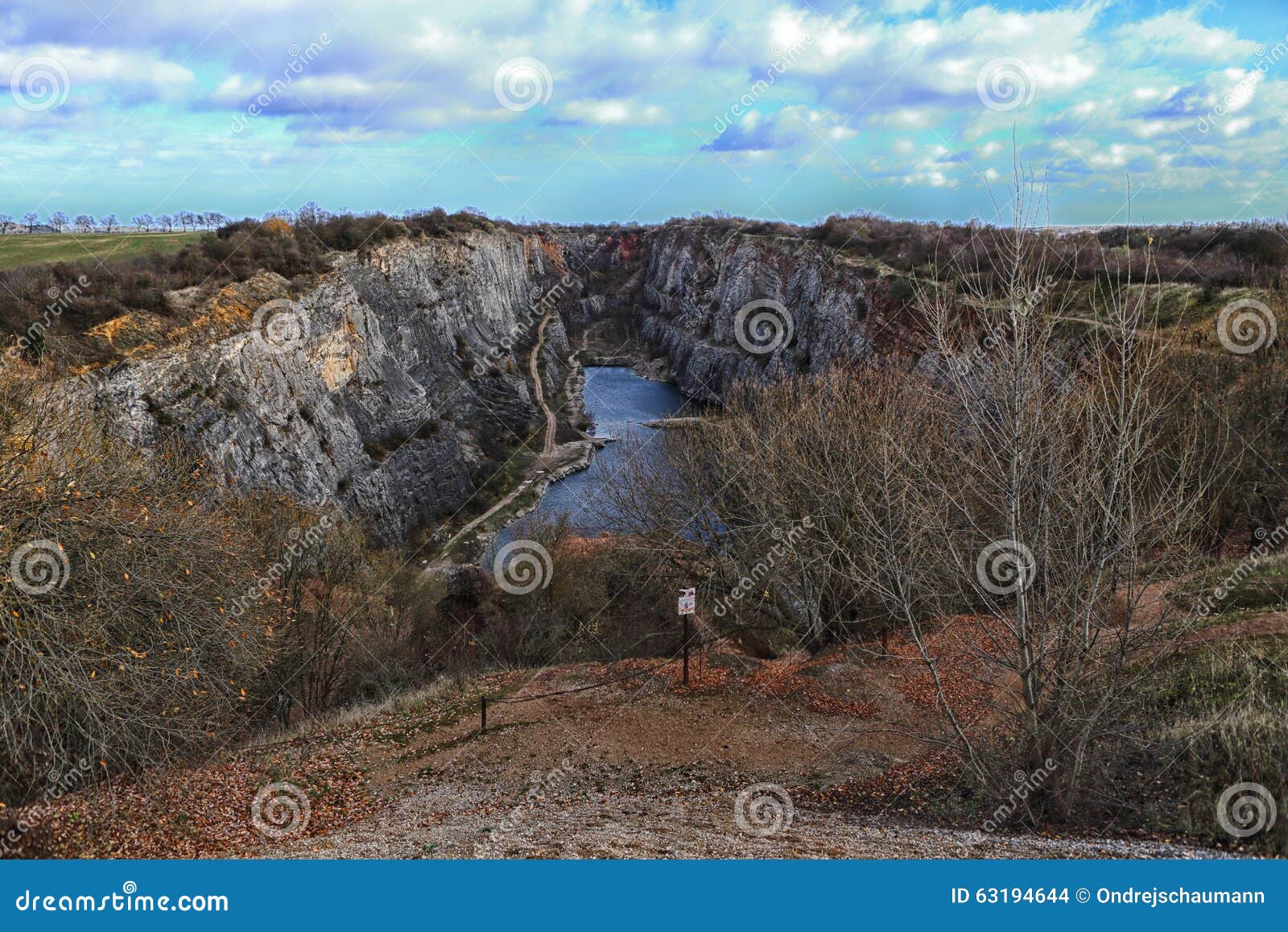 Old quarry stock photo. Image of closed, lake, kindless - 63194644