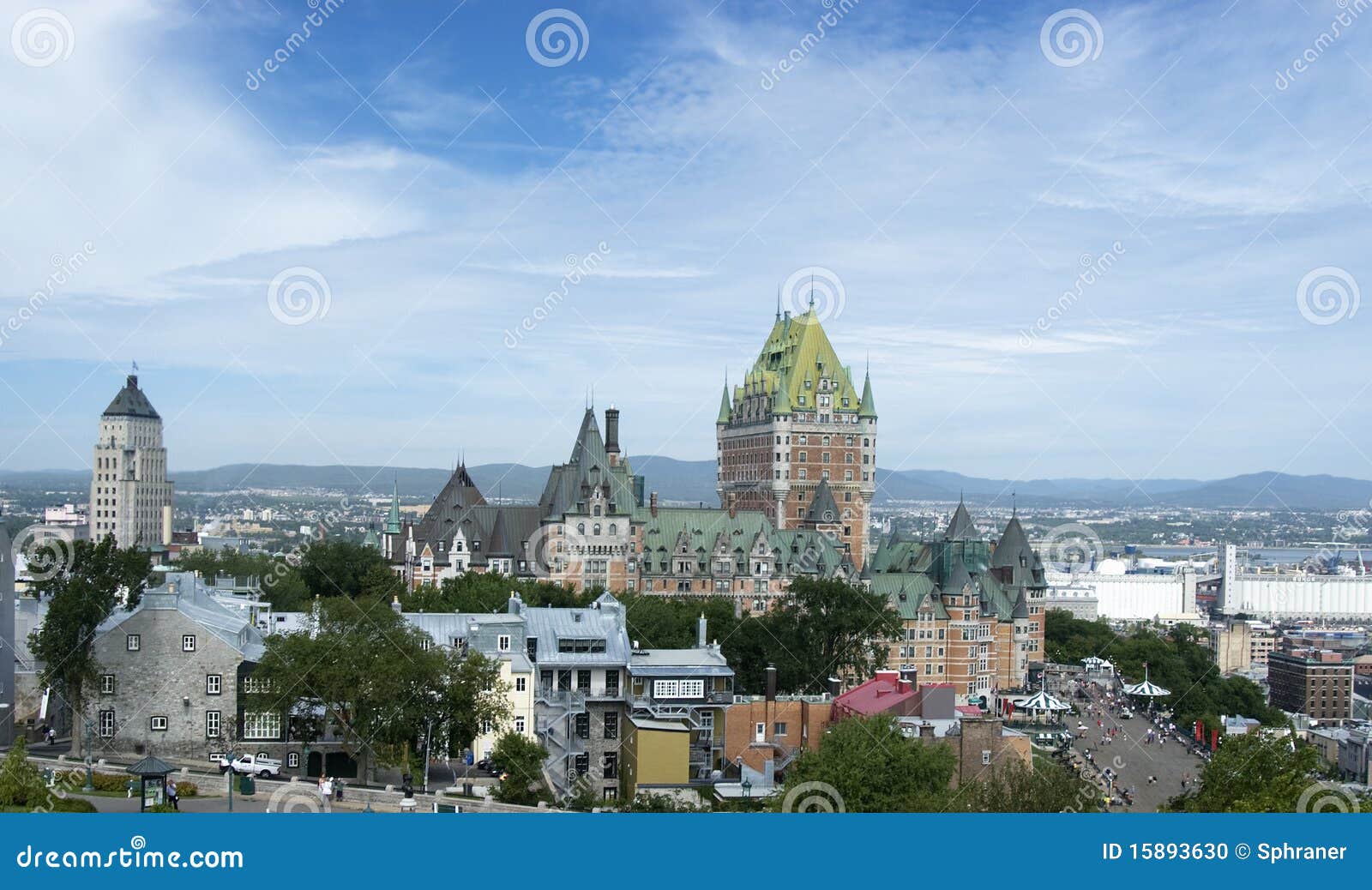 Old Quebec stock photo. Image of frontenac, quebec, castle - 15893630