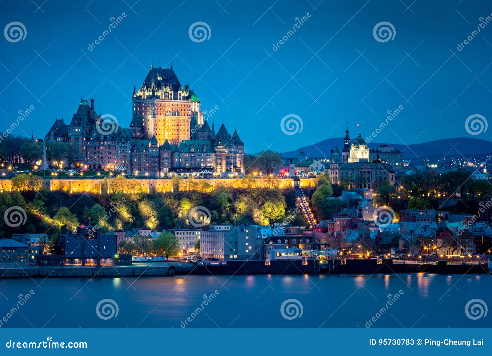 Old Quebec City stock image. Image of city, landmark - 95730783