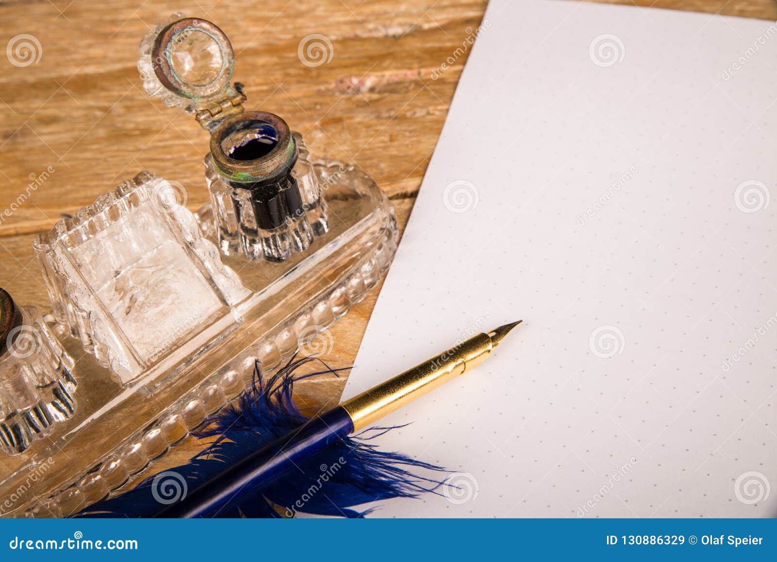 Old quill pen stock image. Image of document, writer - 130886329