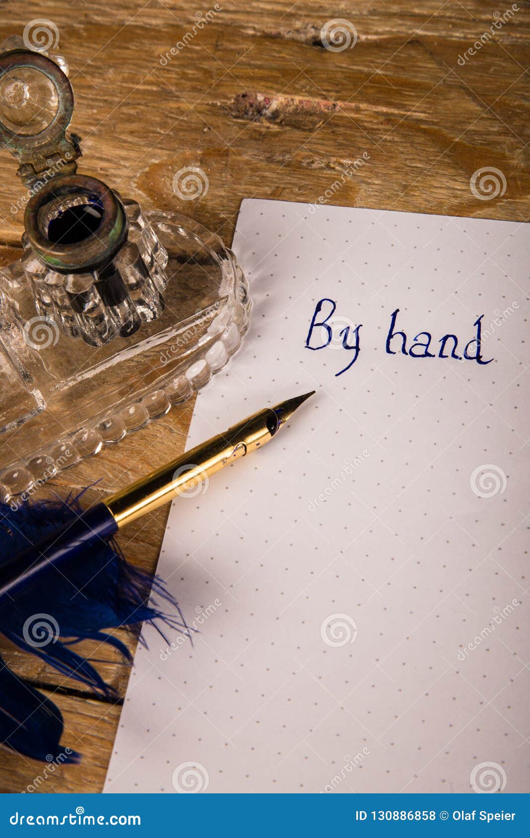 Old quill pen stock photo. Image of vertical, paper - 130886858