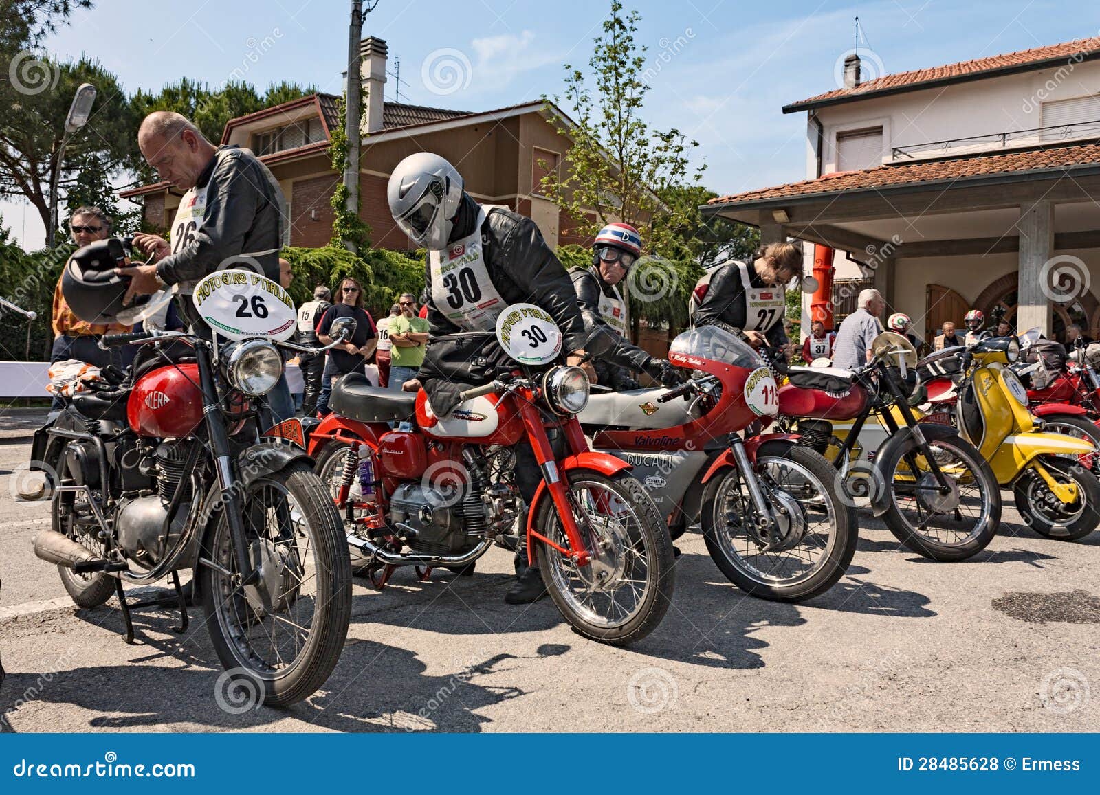 Old racing motorcycles editorial stock photo. Image of powerful - 28485628