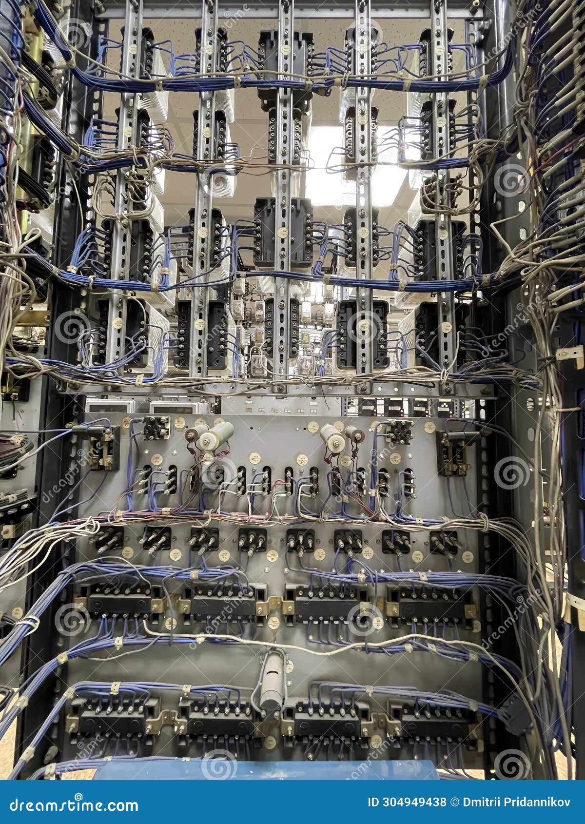 Old Rack With Electrical Equipment Stock Photography | CartoonDealer ...