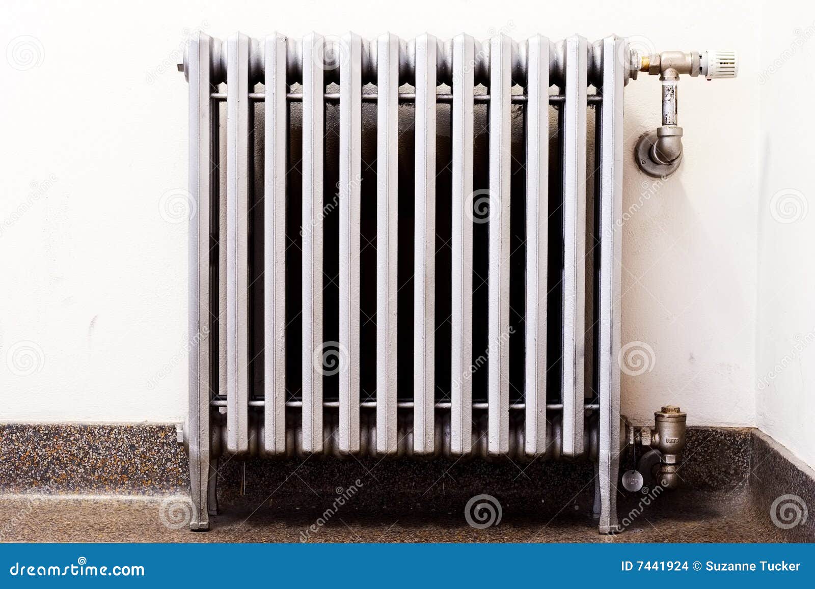 Old radiator stock photo. Image of energy, heater, pipes - 7441924
