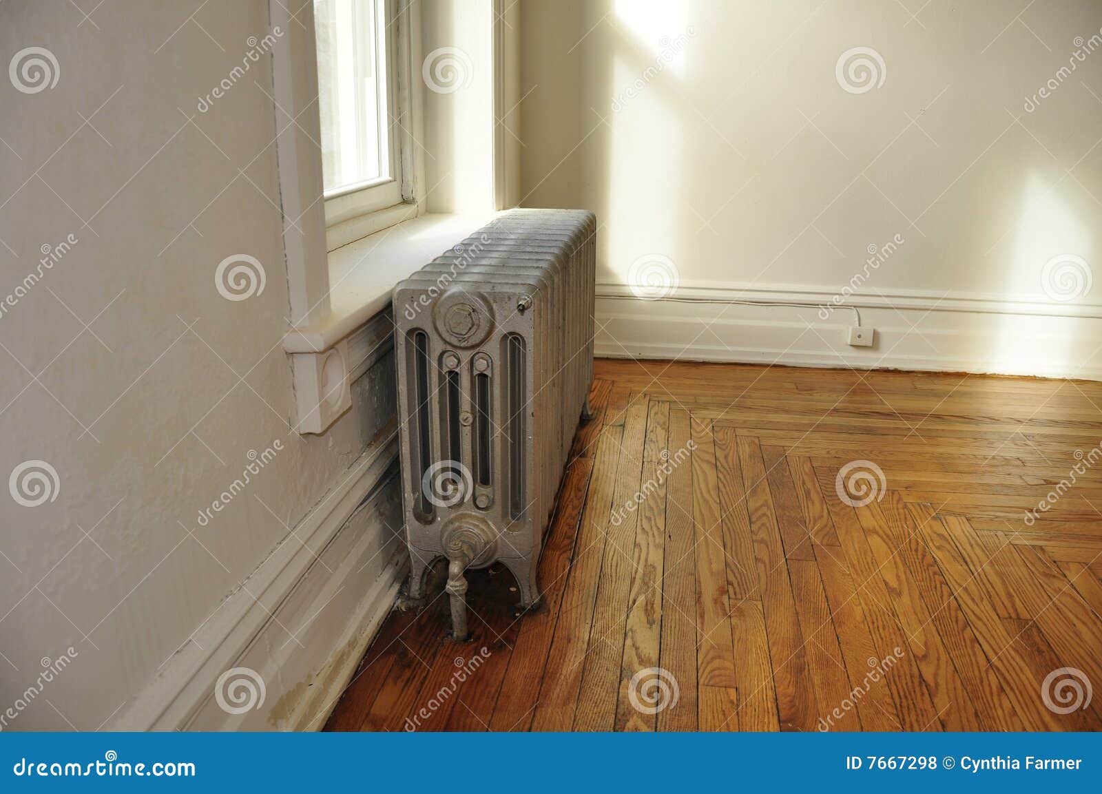 Old radiator stock photo. Image of home, iron, aged, vintage - 7667298
