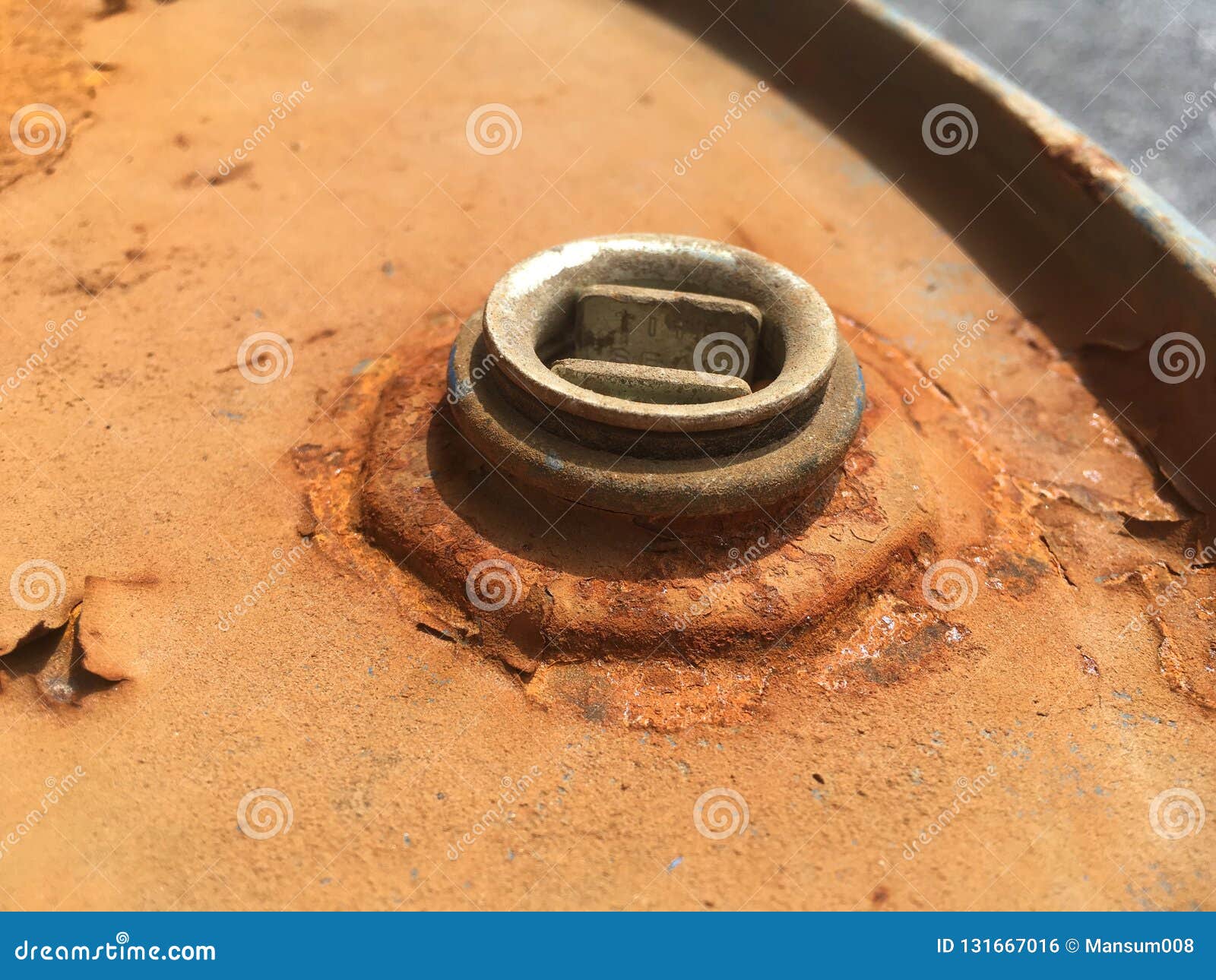 Old Radiator Cap Under the Hood of the Car Stock Photo - Image of crack ...