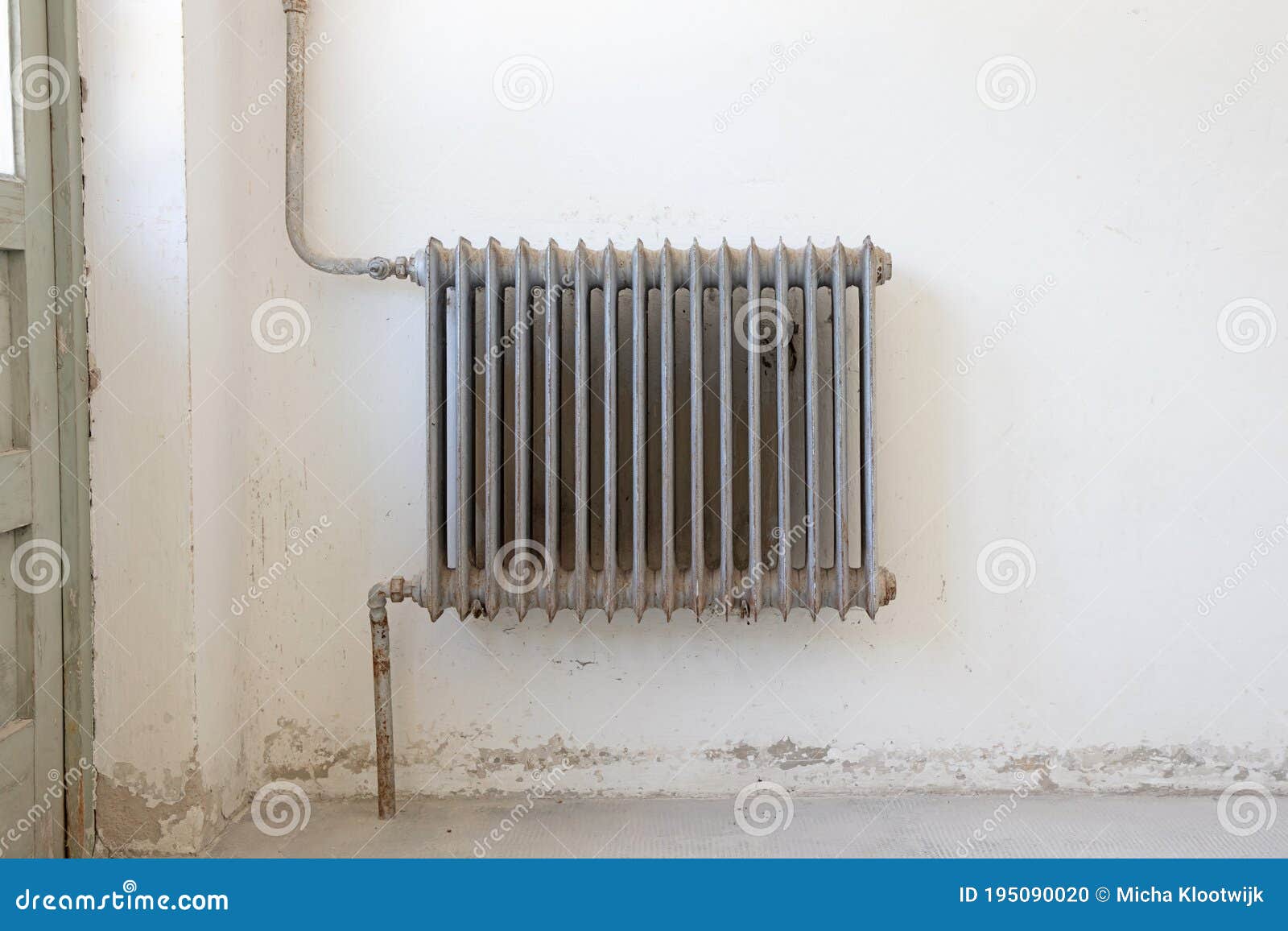 Old Radiator In An Empty Historic Home Stock Photography ...