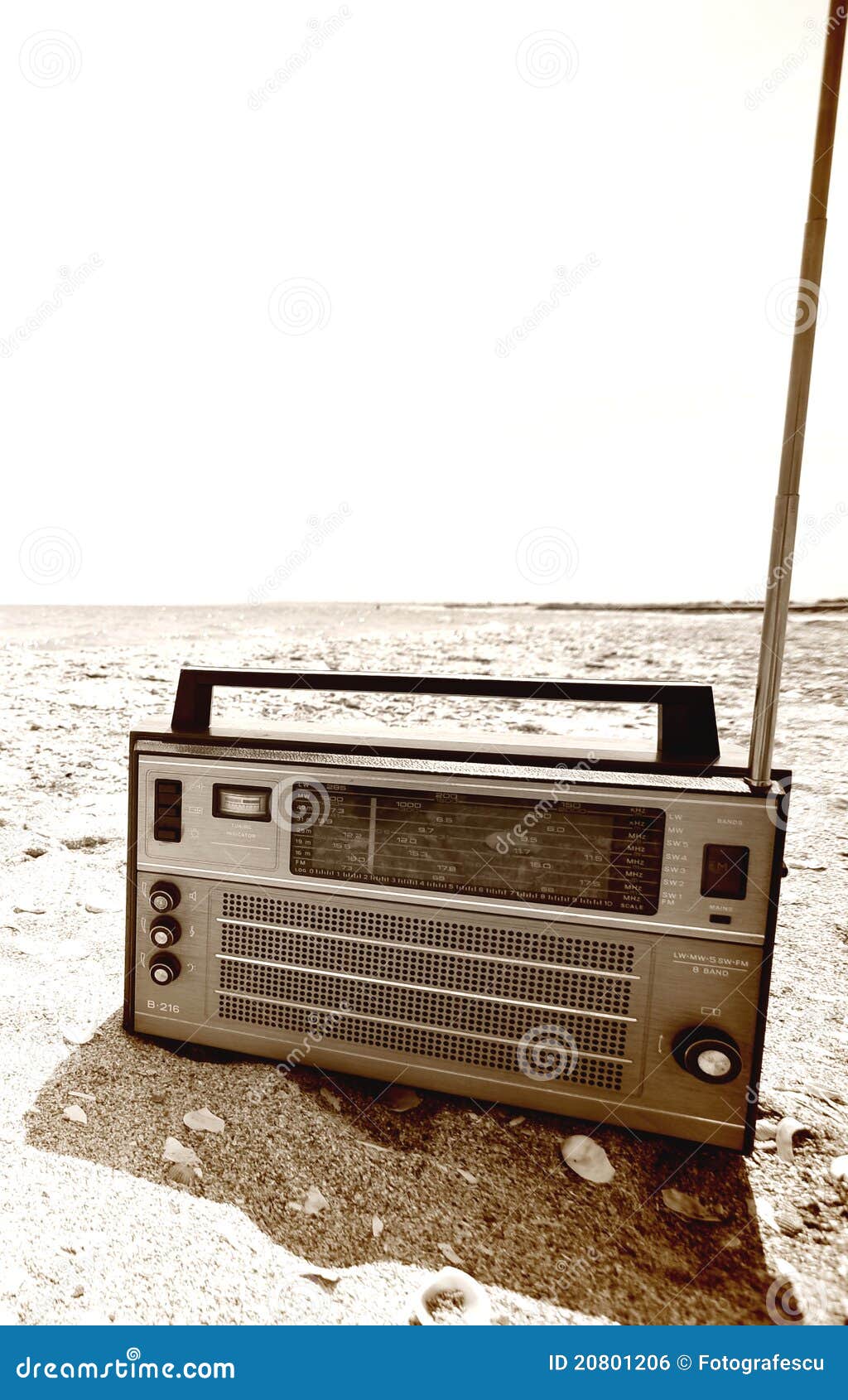 Old radio stock photo. Image of antique, radio, buttons - 20801206