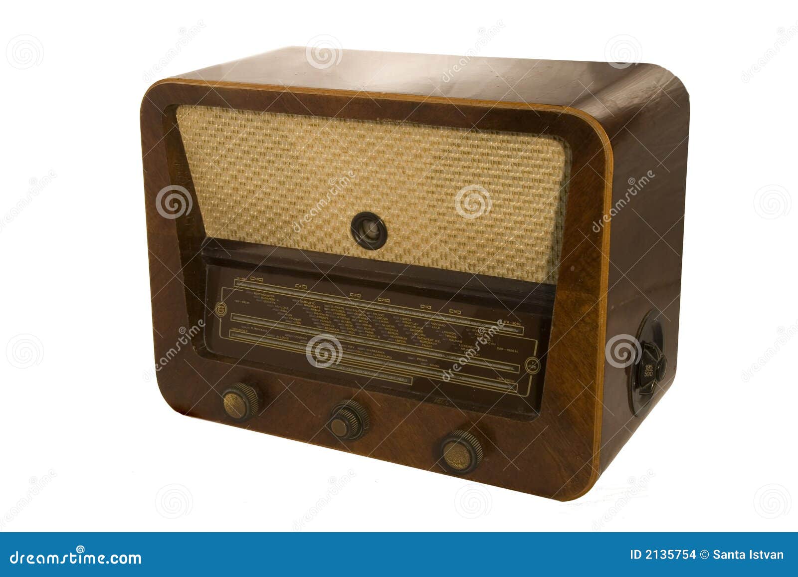 Old radio stock photo. Image of knobs, object, frequency - 2135754