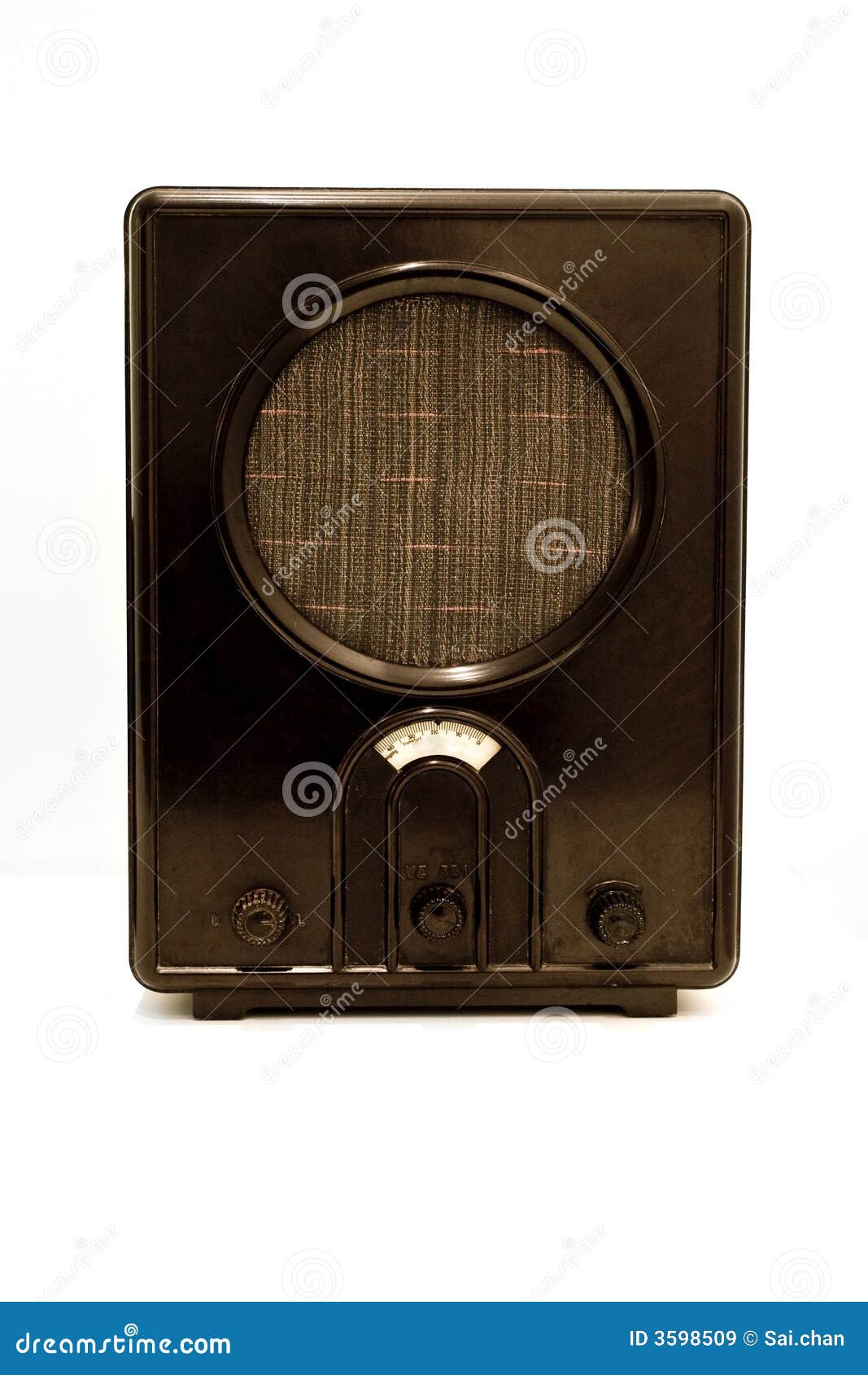 Old Radio stock image. Image of dial, sound, wireless - 3598509