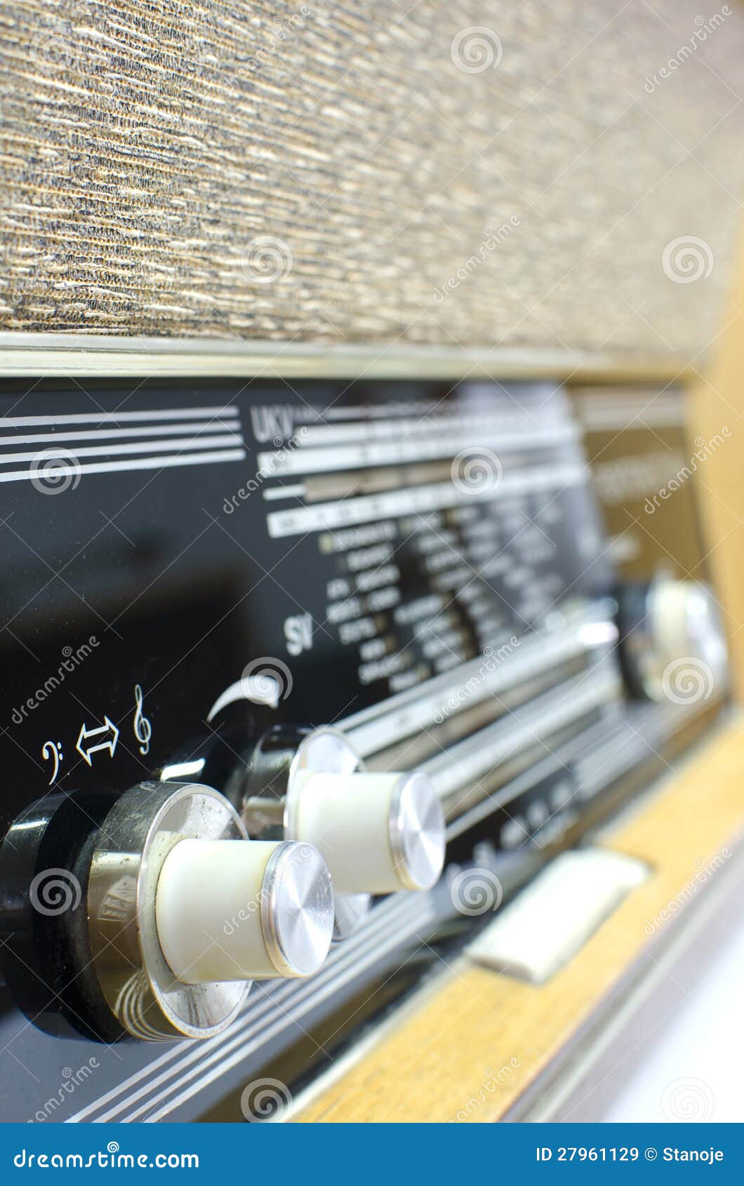 Old radio buttons stock image. Image of deejay, communicate - 27961129