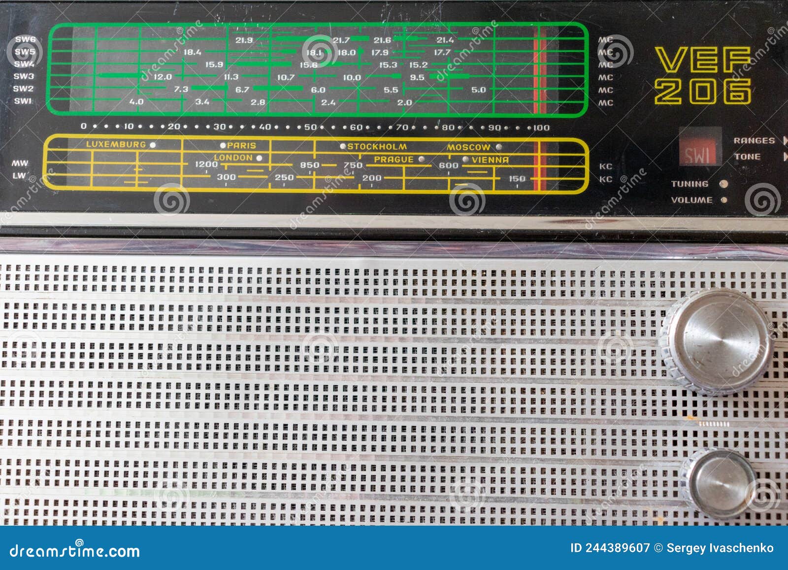 Old radio. editorial photography. Image of phonograph - 244389607