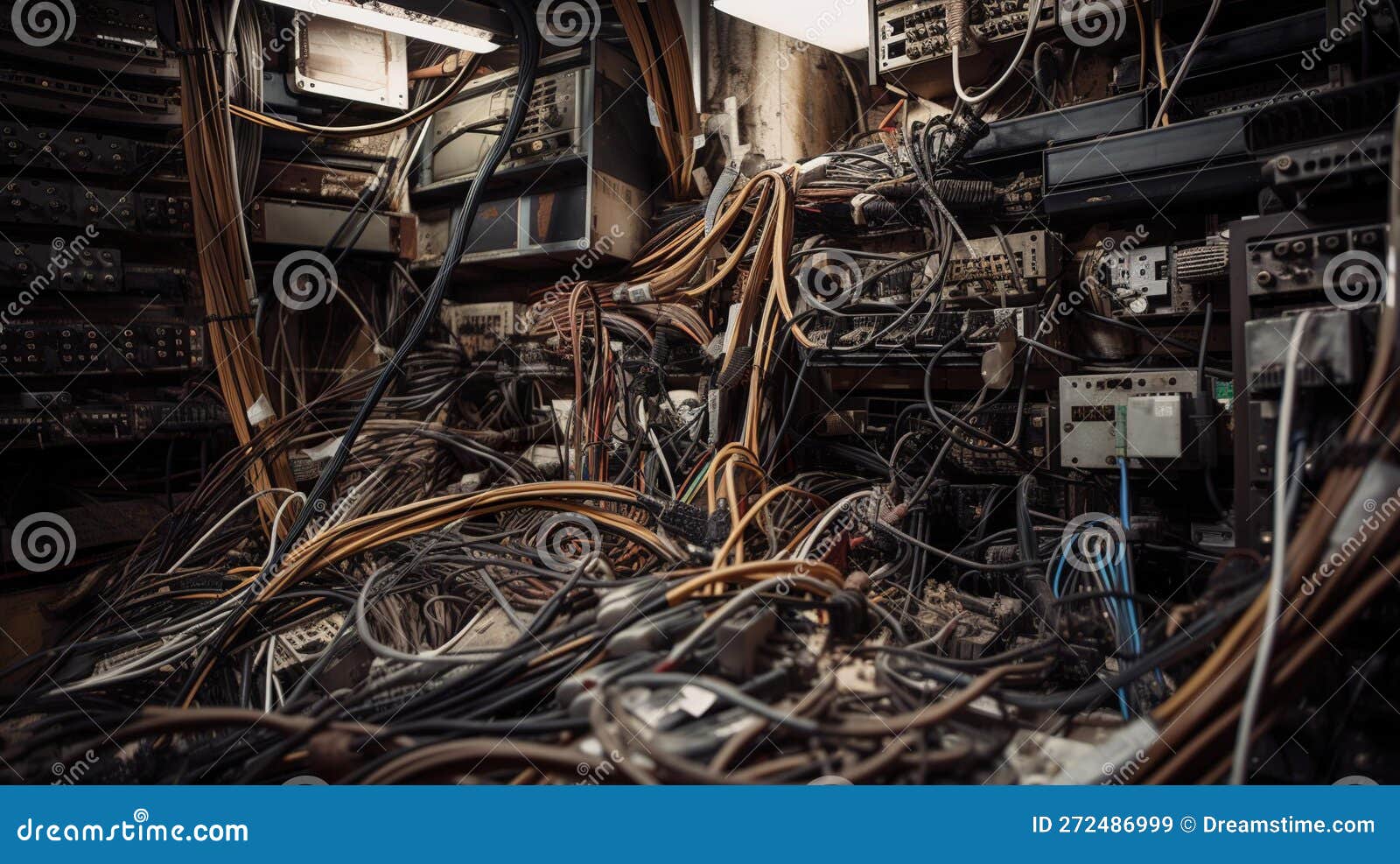 Old Radios, Computers and Other Machines with a Lot of Cables ...
