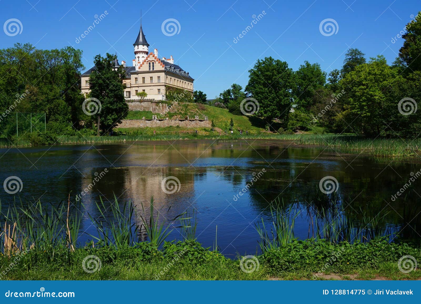 Old Radun Castle in the Czech Republic Stock Image - Image of moravia ...