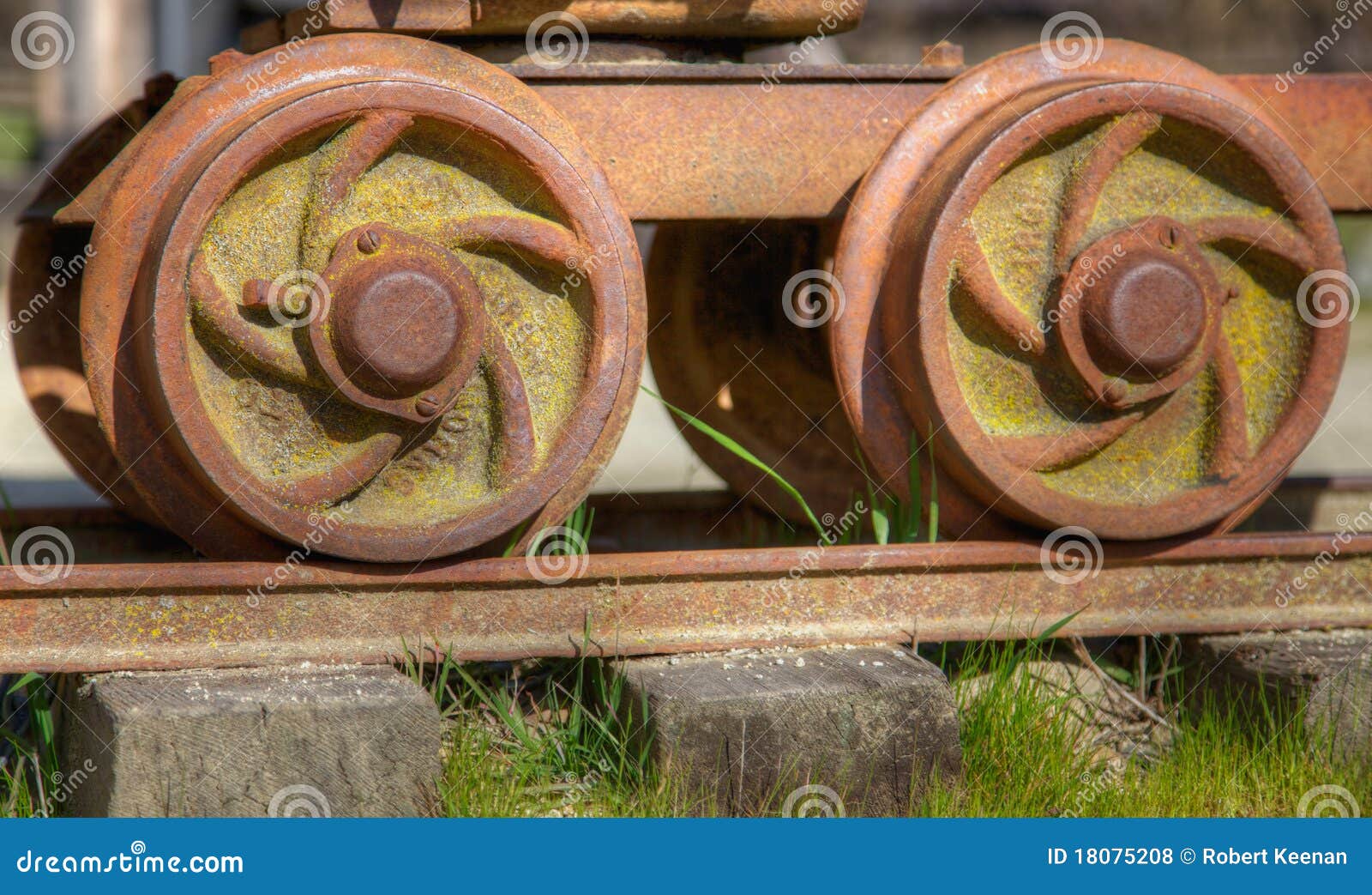 Old rail car wheels stock photo. Image of wagon, machine - 18075208
