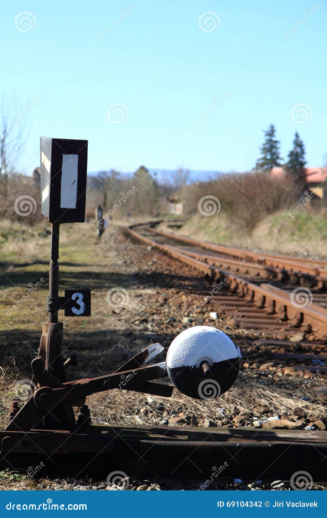 Rail Switch Stock Image | CartoonDealer.com #115009387