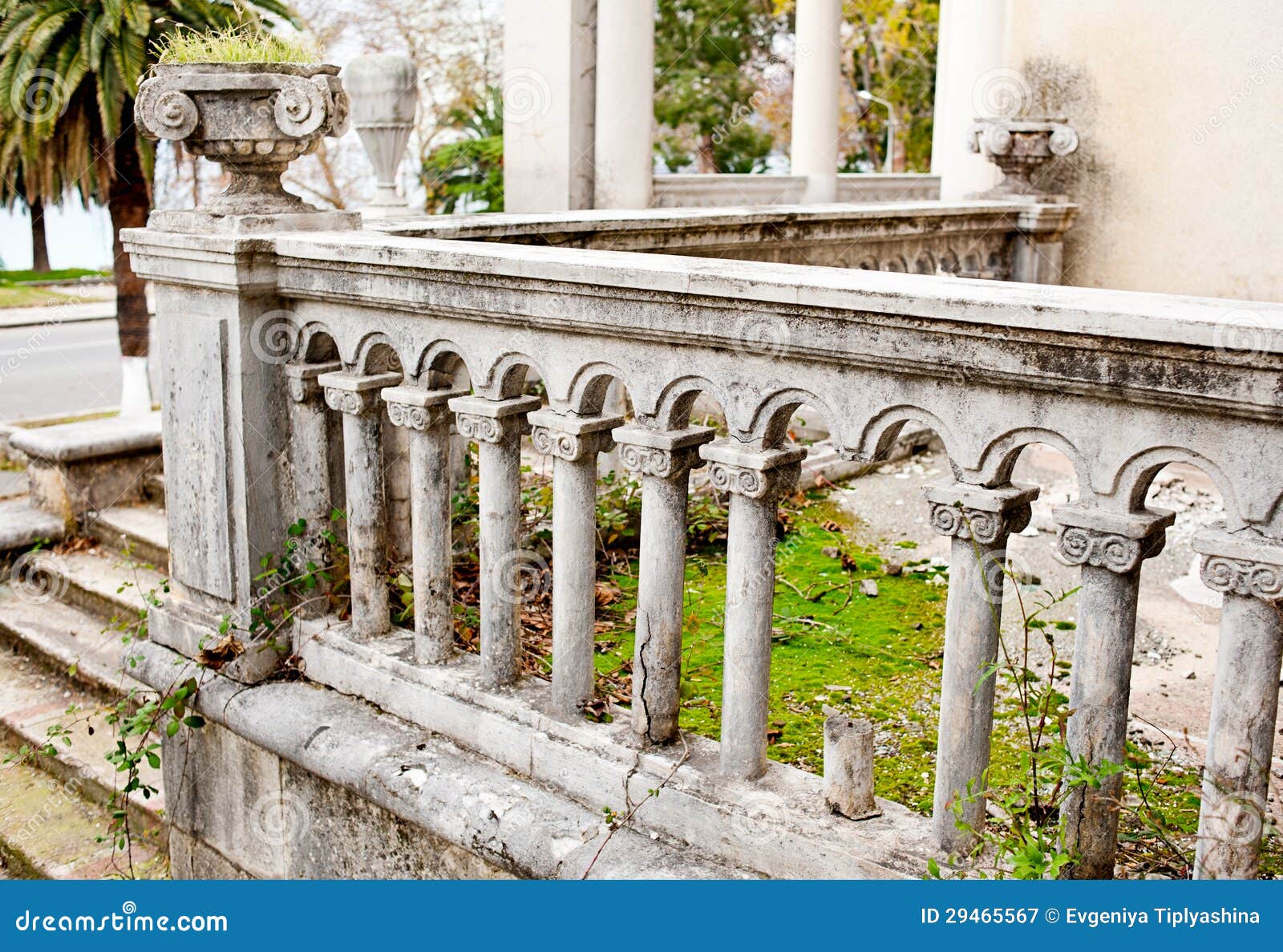 Of the old railing stock image. Image of pillars, external - 29465567