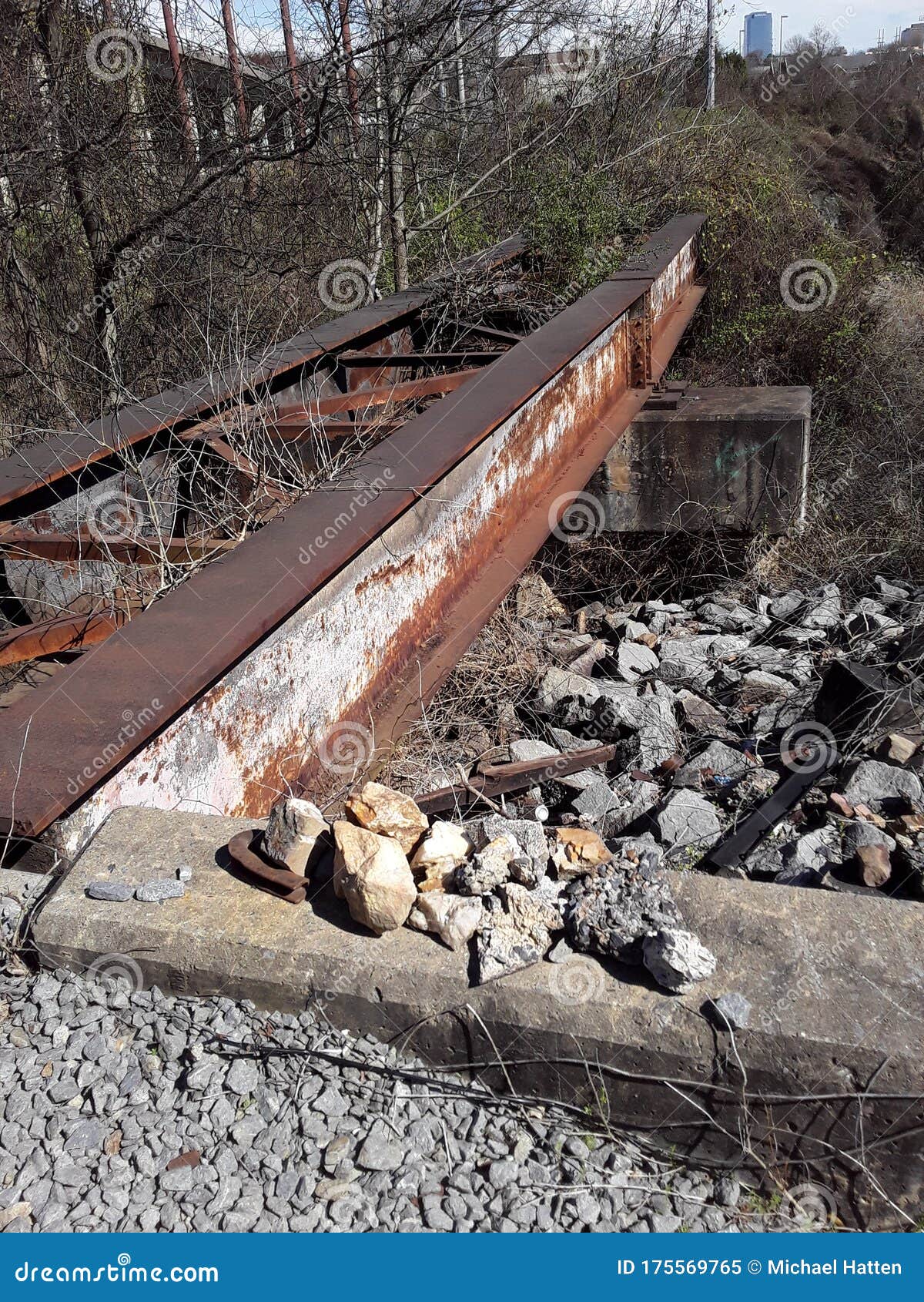 Old Railroad Bridge Abandoned Arkansas Stock Image - Image of abandoned ...