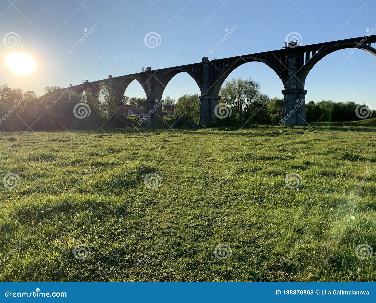 Old railroad bridge stock image. Image of europe, britan - 188870803