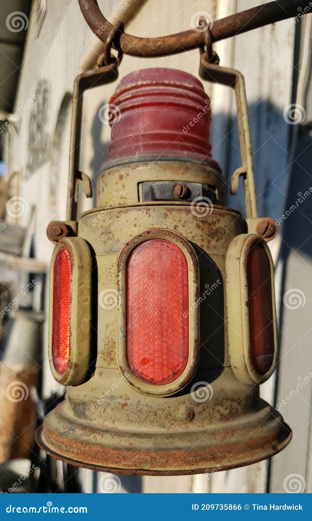 Old Railroad light fixture stock photo. Image of light - 209735866