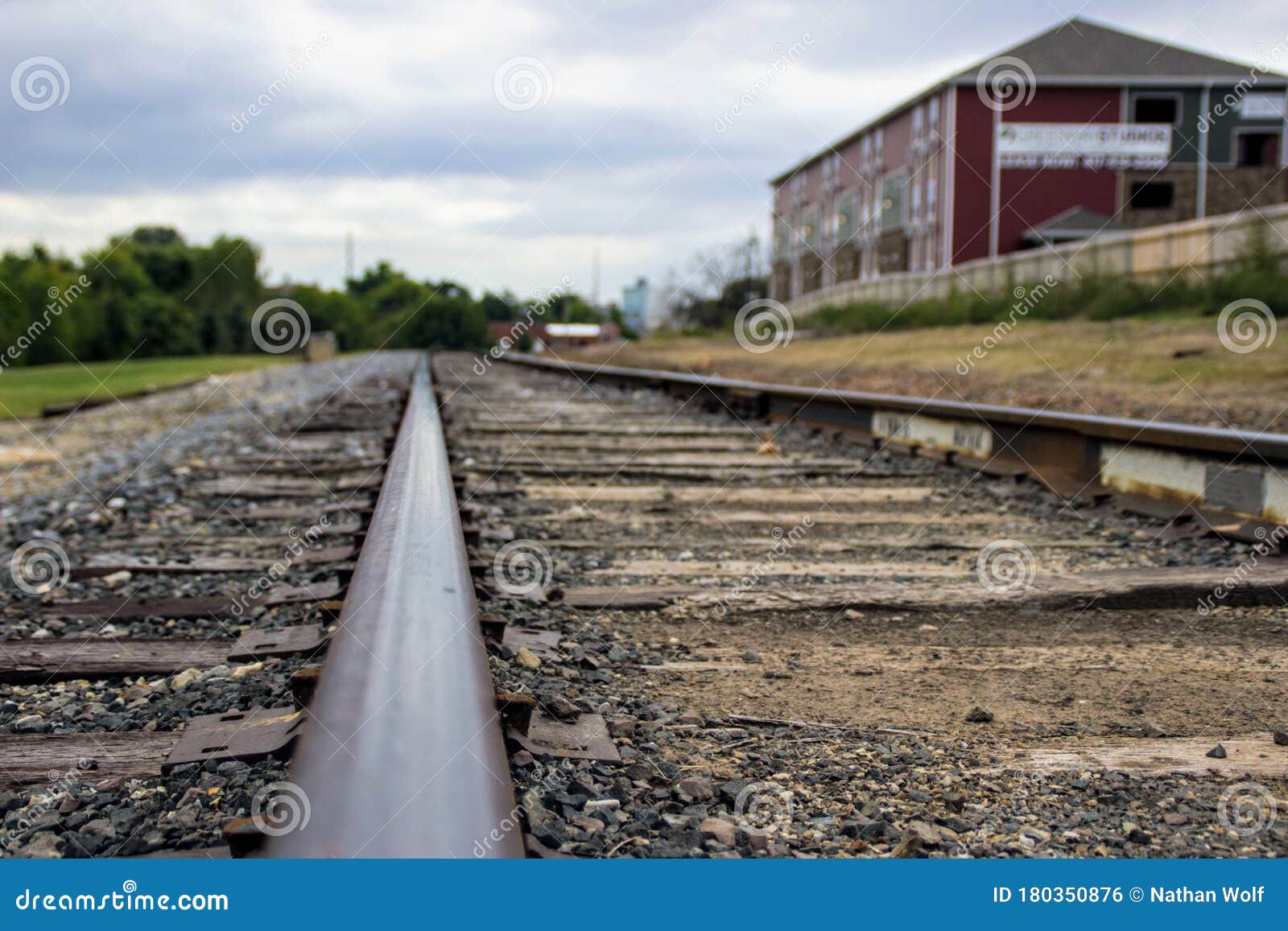 Old railroad tracks stock photo. Image of tracks, vehicle - 180350876