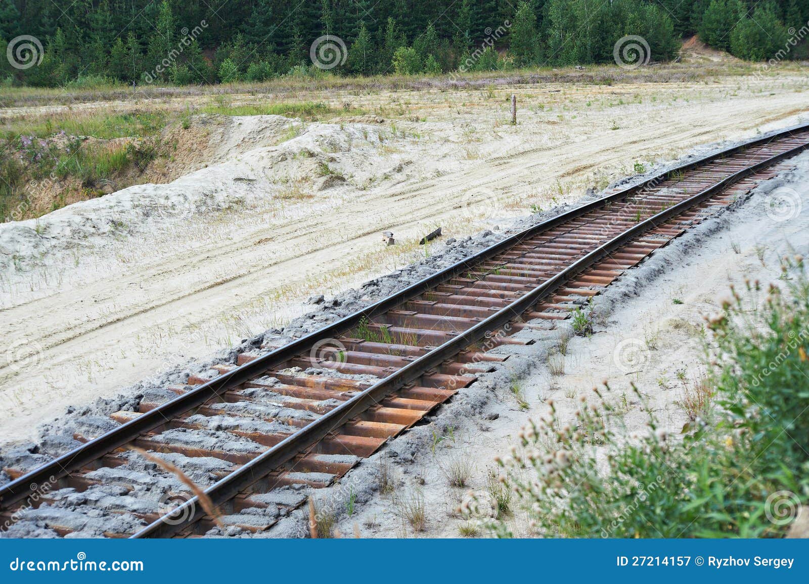 Old railroad tracks stock image. Image of travel, train - 27214157
