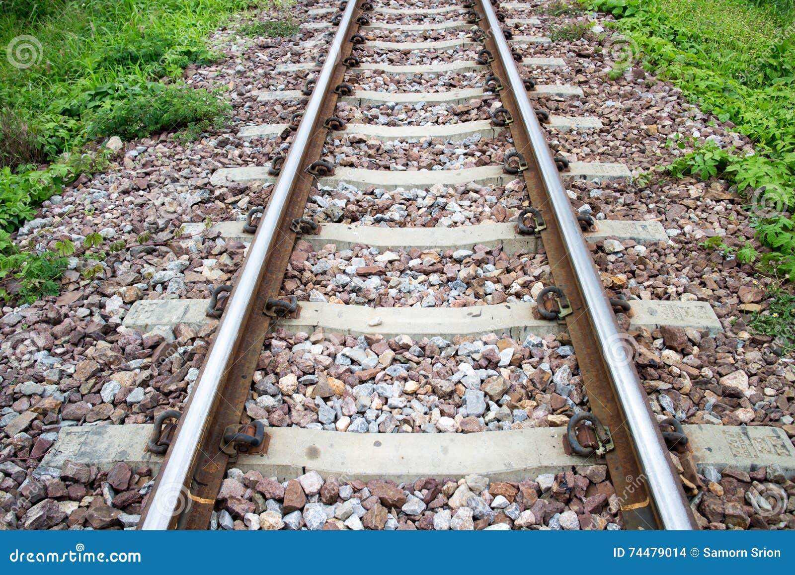 Old Railroad Tracks at Railway Station. Stock Photo - Image of station ...